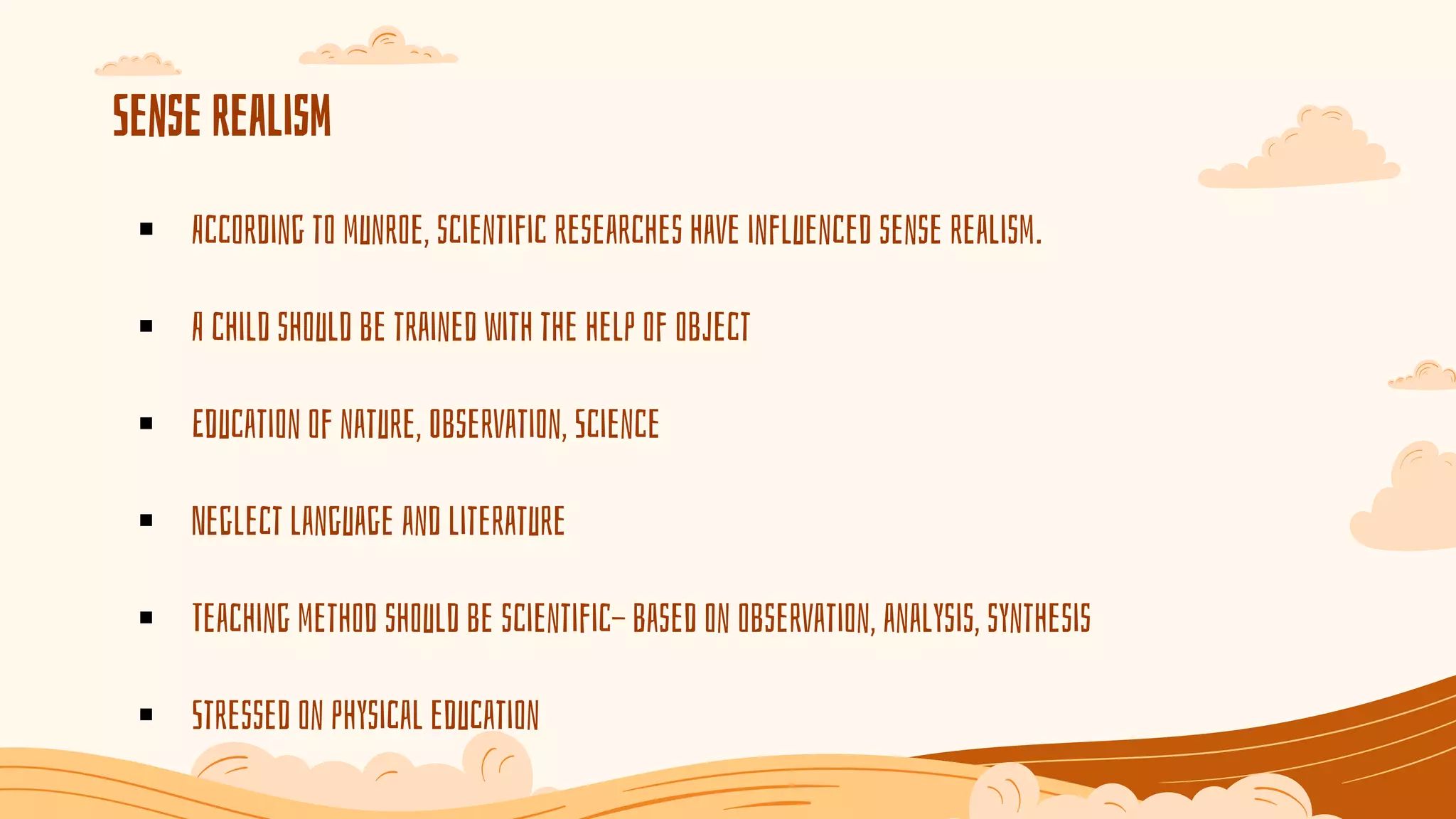 Realism and its Impact in Education | PPTX