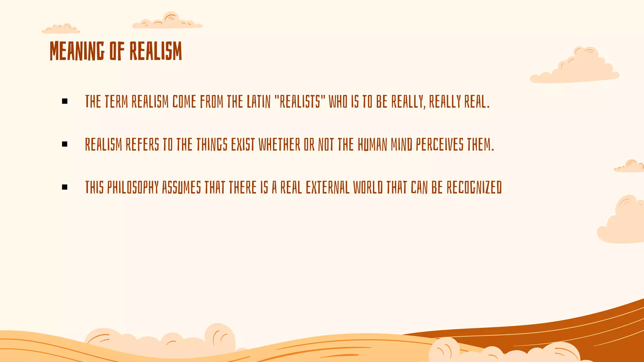 Realism and its Impact in Education | PPTX