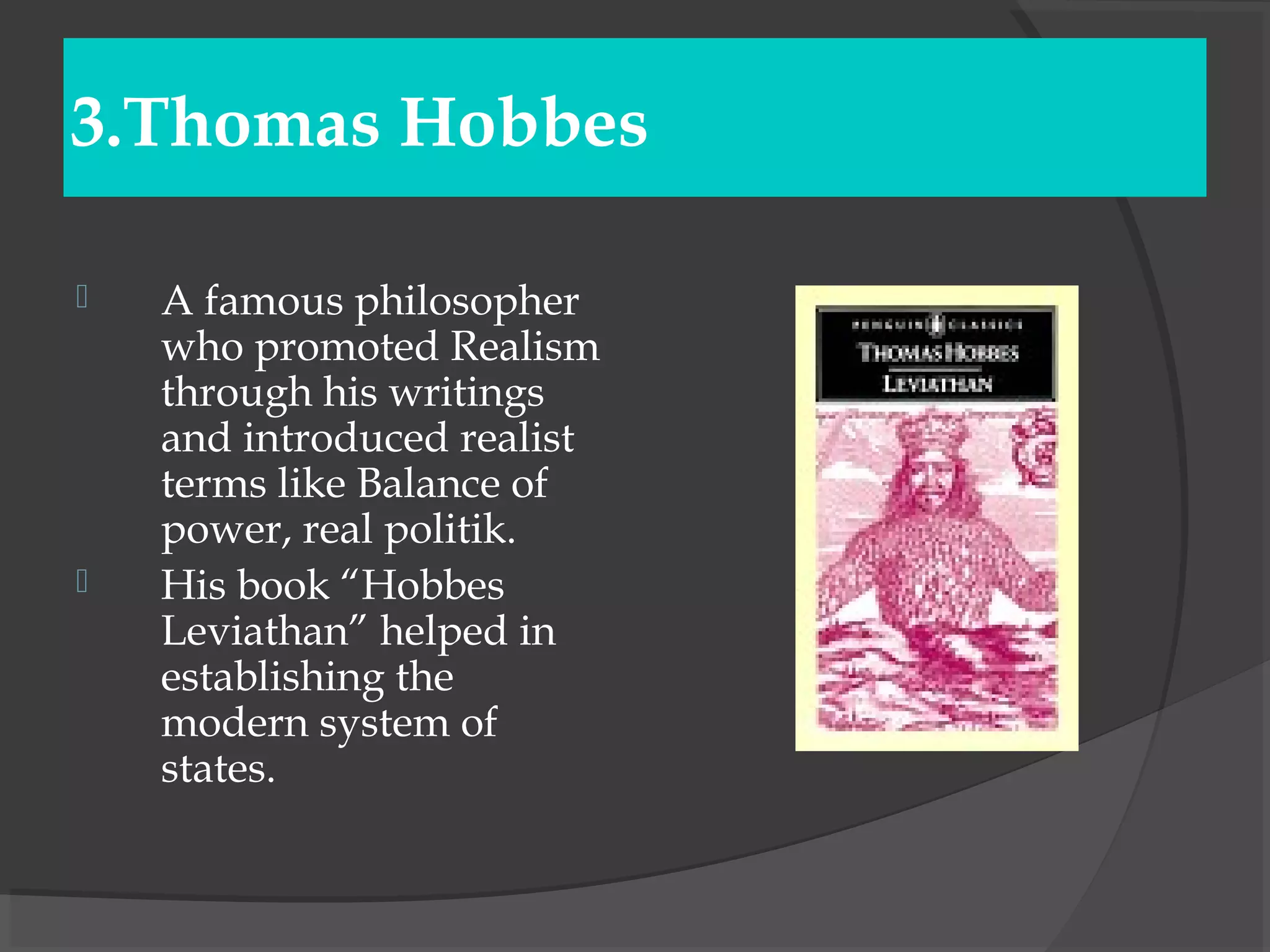 Realism Theory of IR | PPT