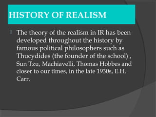 Realism Theory of IR | PPT