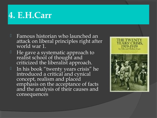 Realism Theory of IR | PPT | Political Issues & policy | Politics