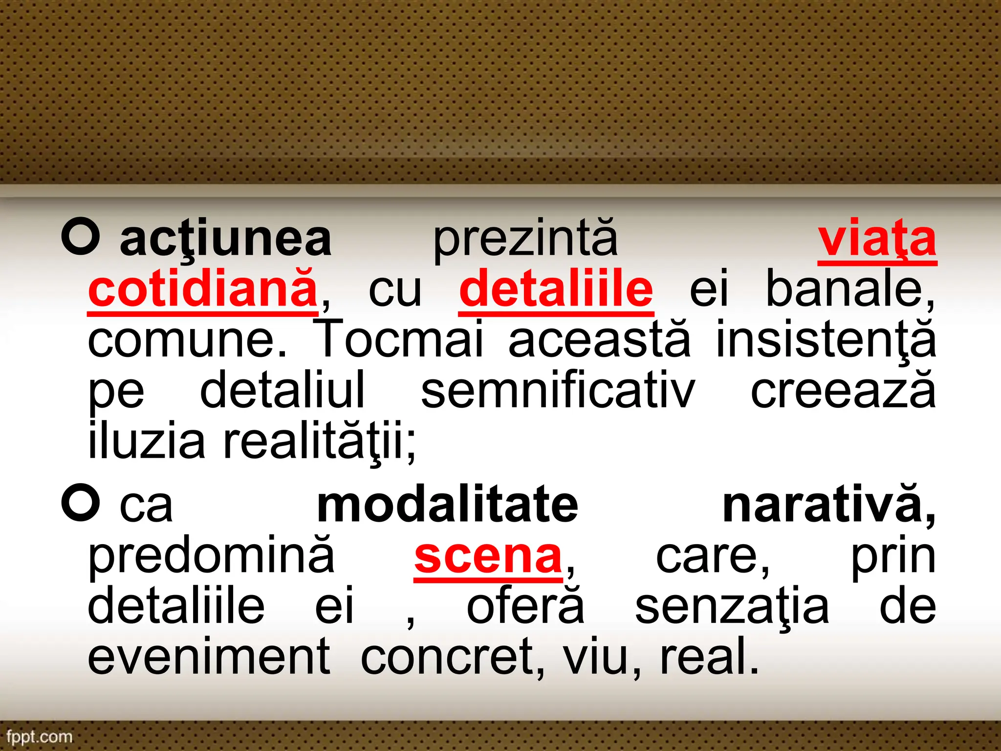 Realismul de la limba si literatura romana | PPT