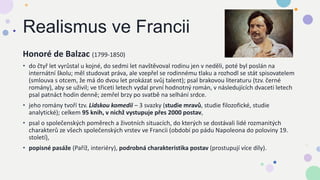Realismus a naturalismus ve Francii, USA, Rusku.pptx