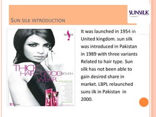 head and shoulder and sunsilk | PPTX