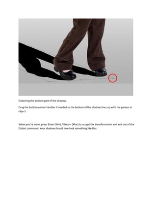 Realistic cast shadow effect in photoshop | PDF
