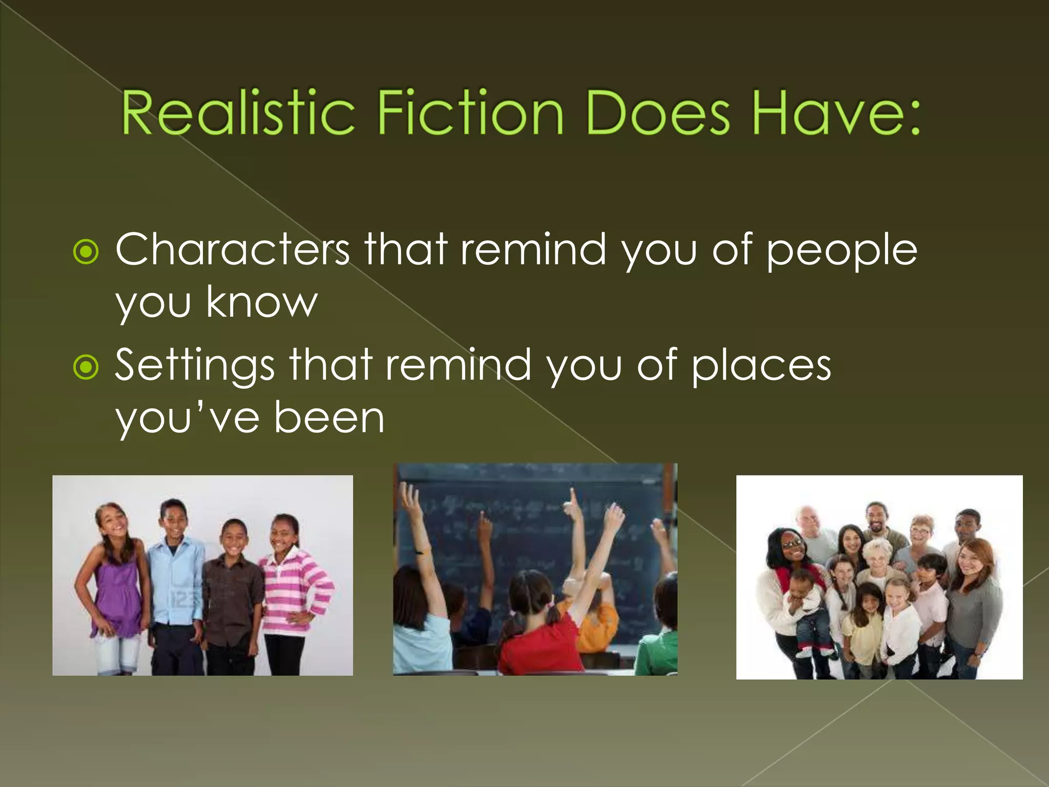 Realistic Fiction | PPTX
