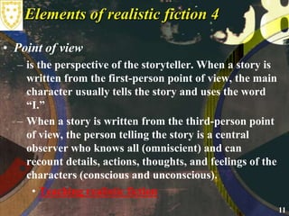 Realistic Fiction 2007 version | PPT