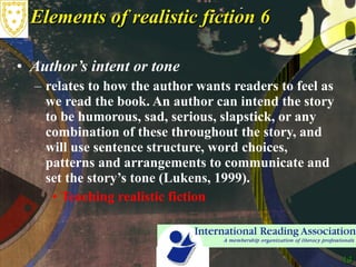 Realistic Fiction 2003 version | PPT