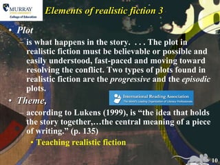 Realistic fiction . . . and mice | PPTX
