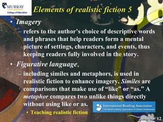 Realistic fiction . . . and mice | PPTX