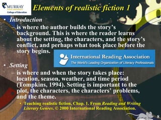 Realistic fiction . . . and mice | PPTX | Fiction | Books and Literature