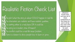 Realistic fiction or no? | PPT