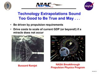 Nasa Breakthrough Propulsion Physics Program