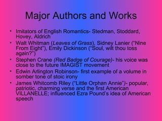 Realistic period in American Lit | PPT