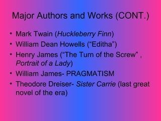 Realistic period in American Lit | PPT