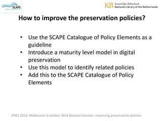 Realistic preservation policies b sierman-def | PDF | Technology ...