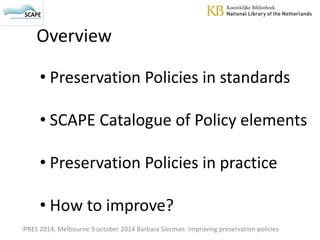 Realistic preservation policies b sierman-def | PDF | Technology ...