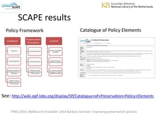 Realistic preservation policies b sierman-def | PDF | Technology ...