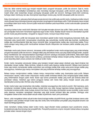 Realitas Objektif versus Realitas Media | PDF