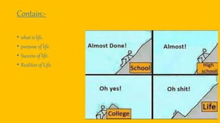 Realities of life | PPTX | Mental Health | Diseases and Conditions