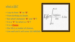 Realities of life | PPTX