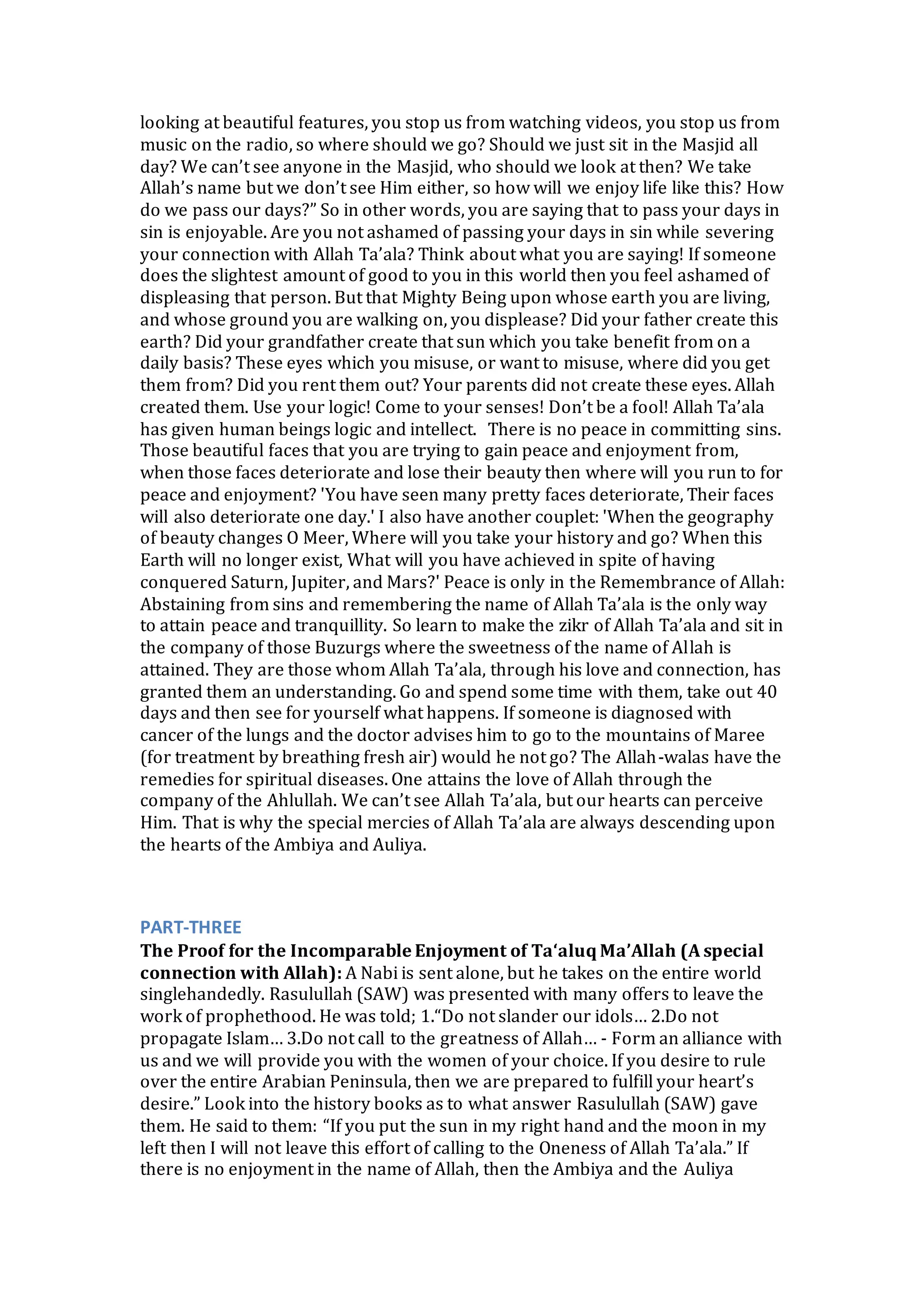 The Reality of Sufism | DOCX