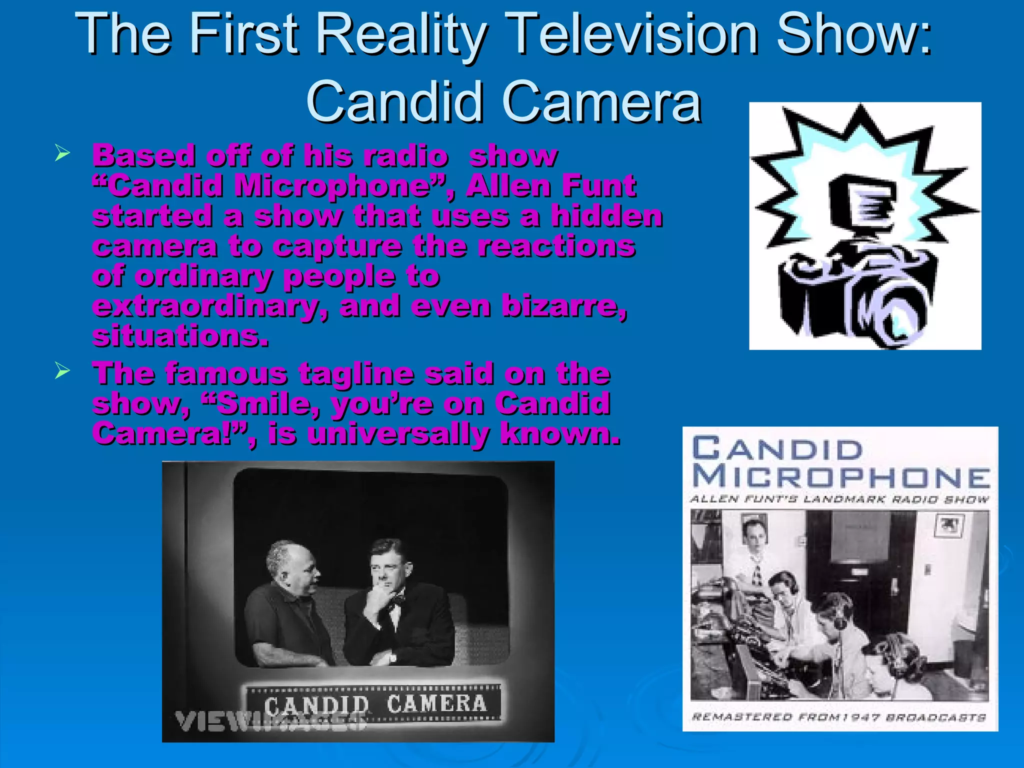 Reality Television 1 | PPT