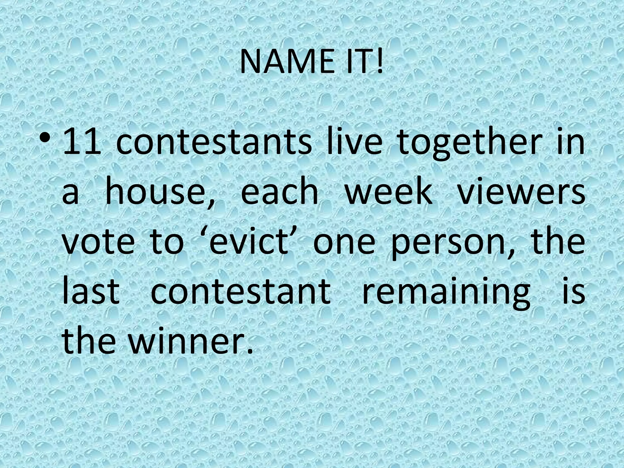 Reality Tv Quiz | PPT
