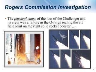 Reality and Nature . . . The Challenger Disaster Revisited | PPT