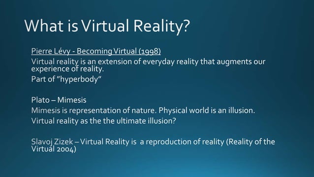 Virtual Reality and Oculus Rift | PPTX