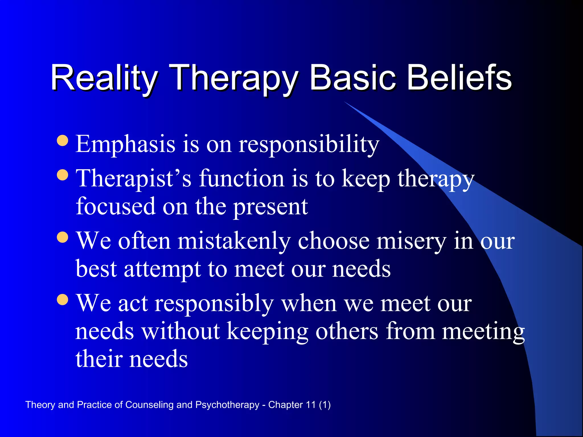 Reality Therapy | PPT