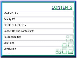 Reality tv - ZK | PPT