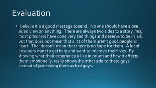 Morgan Spurlock's "30 Days"- Jail Epsiode | PPTX