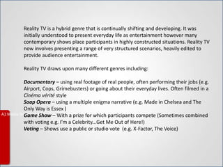 Reality TV | PPTX