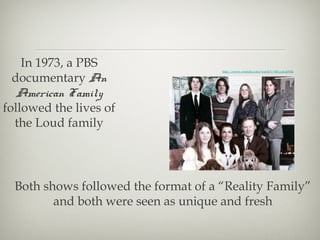 Reality tv powerpoint the osborurnes | PPT