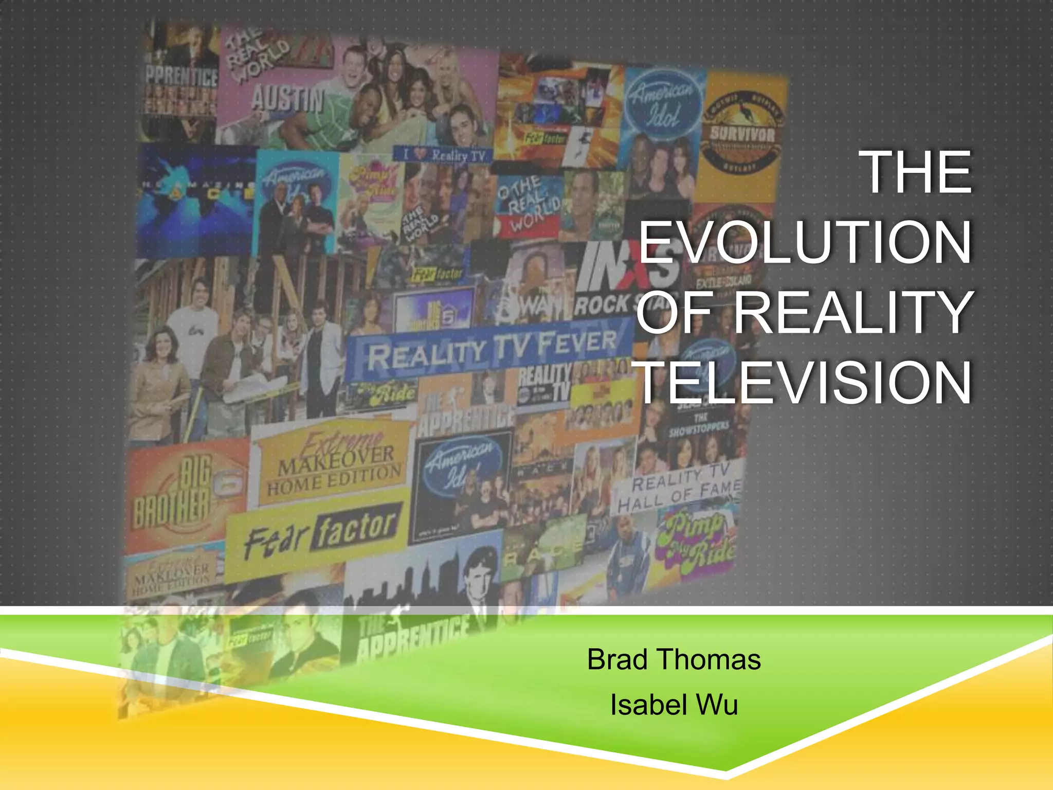 Realitytv presentation | PPTX