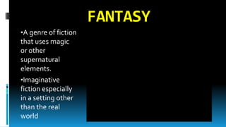 Reality vs.fantasy | PPTX