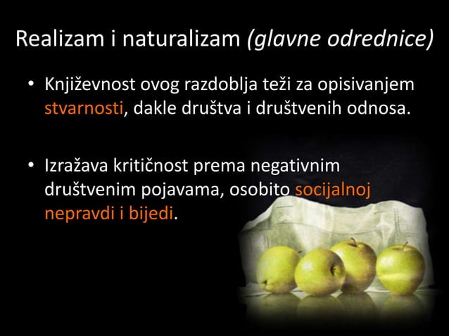 Realizam i naturalizam | PPTX