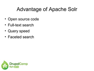 Realization facet filters in solr through ajax | PPT
