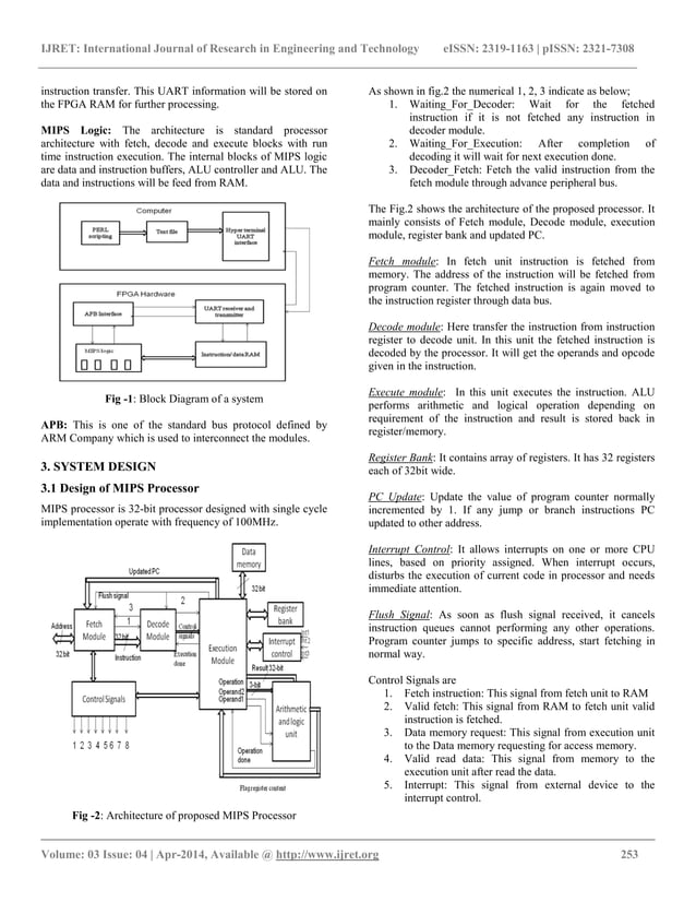 Realization Of High Performance Run Time Loadable Mips Soft Core Processor Pdf