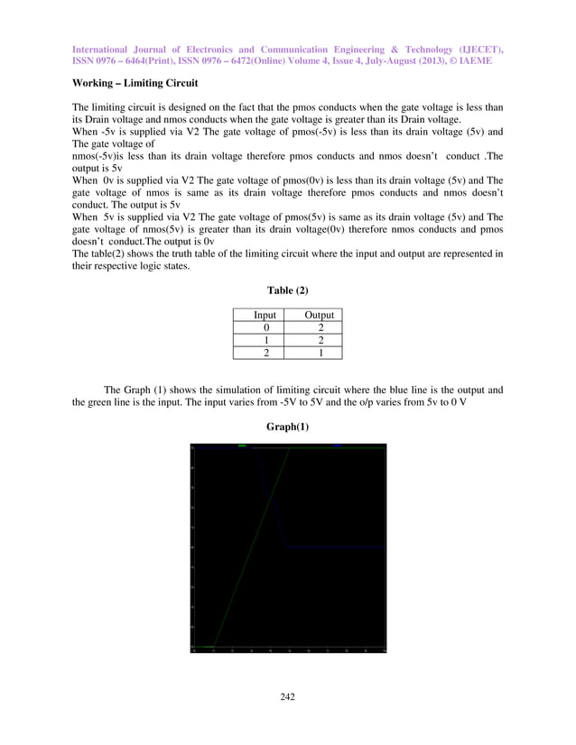 Realization of ternary logic based shift up, shift down using mosfet-2 | PDF