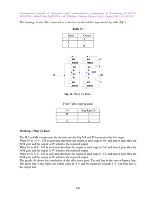 Realization of ternary logic based shift up, shift down using mosfet-2 | PDF | Programming ...