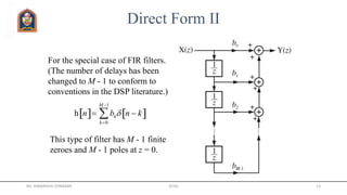 Realizations of discrete time systems 1 unit | PPTX