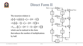 Realizations of discrete time systems 1 unit | PPTX