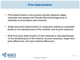 Realize the potential of sap material ledger | PDF