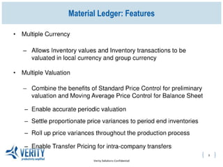 Realize the potential of sap material ledger | PDF