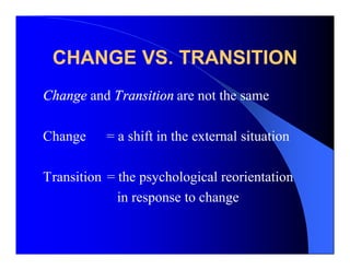 Realizing the Potential of Change | PPT