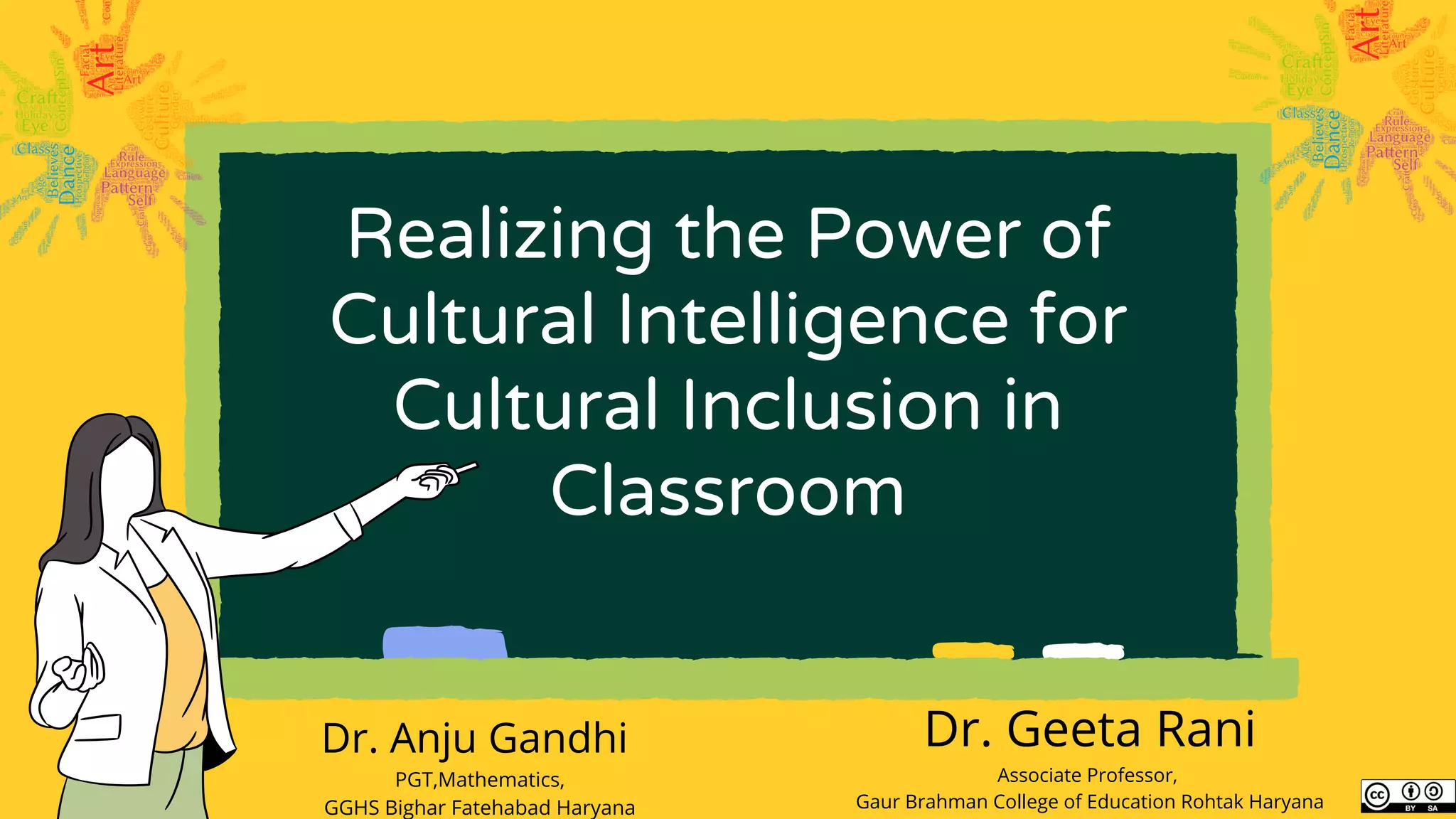 Realizing the power of Cultural intelligence for cultural inclusion in ...