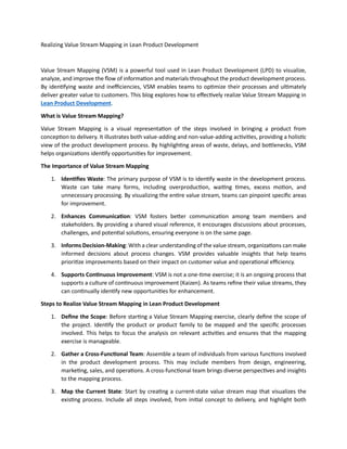 Realizing Value Stream Mapping in Lean Product Development.pdf