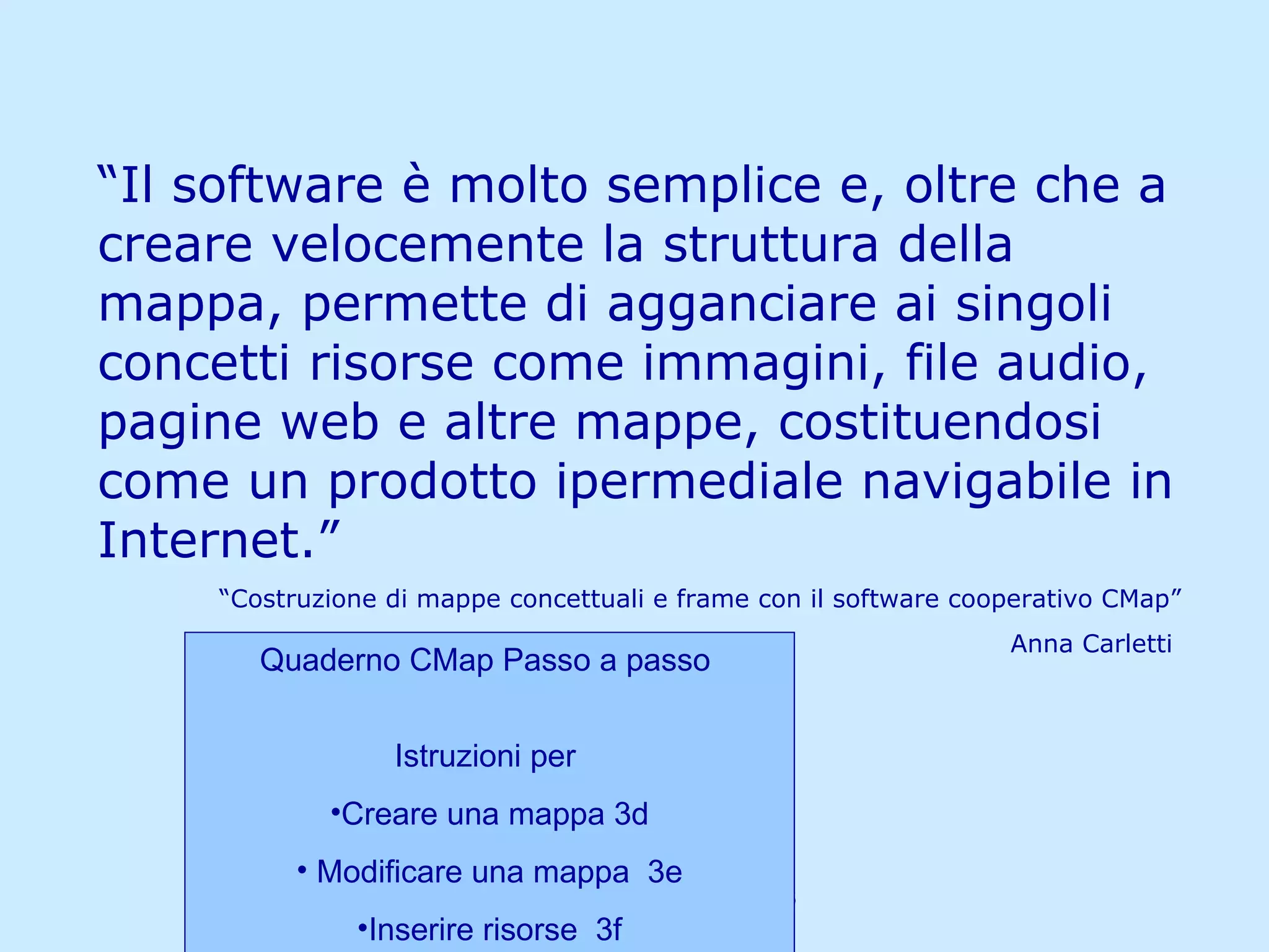 Realizzare mappe in modo collaborativo con CmapTools | PPS